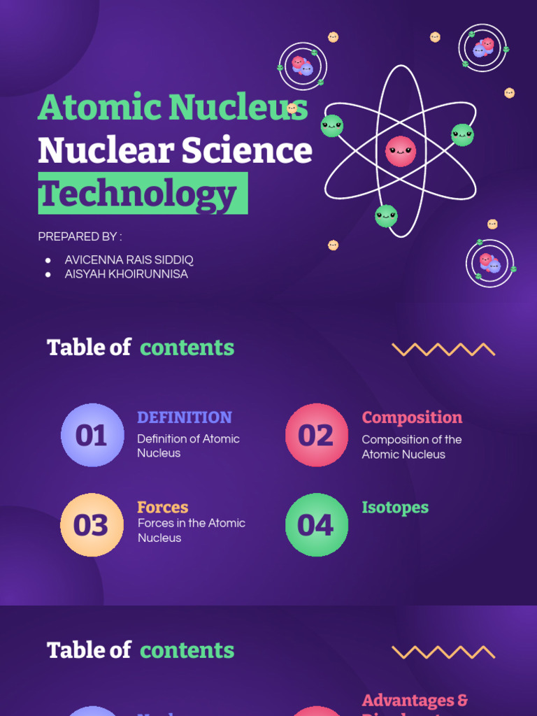 Understanding Atomic Nucleus and Nuclear Energy | PDF | Atomic Nucleus ...