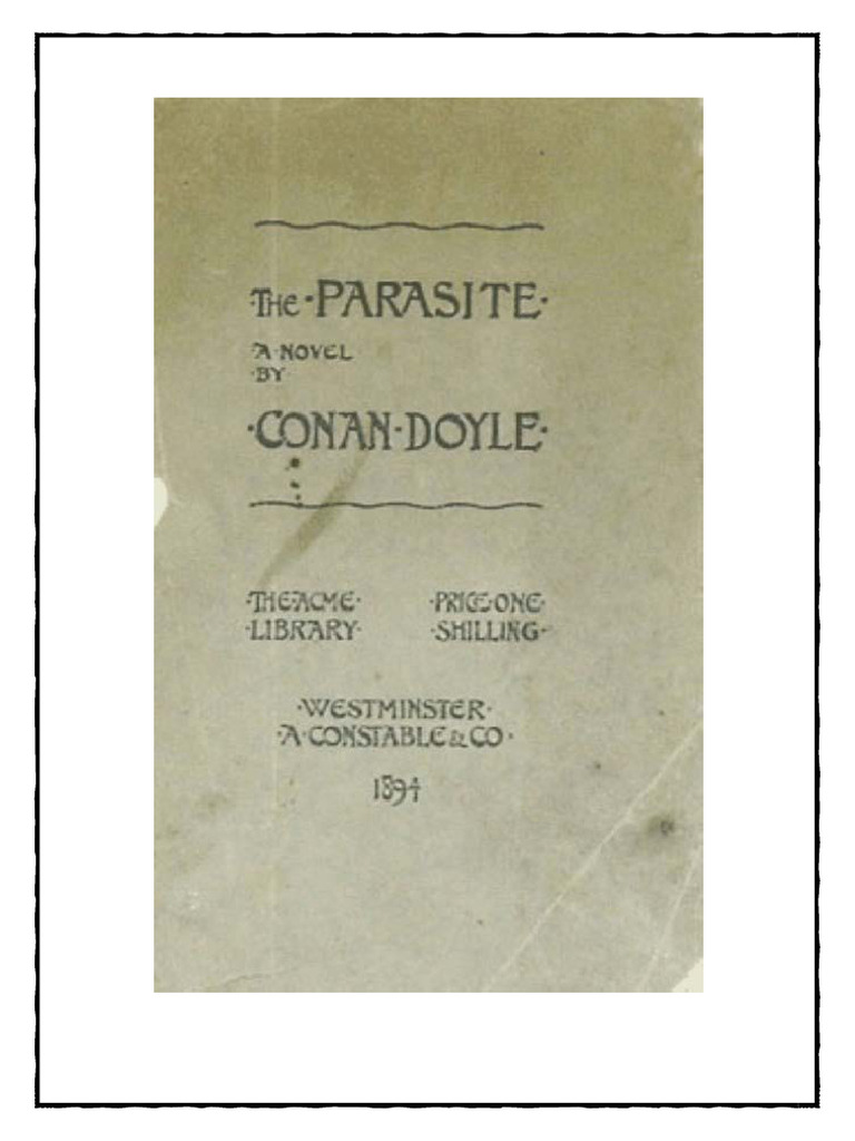 Arthur Conan Doyle - Parasite | PDF