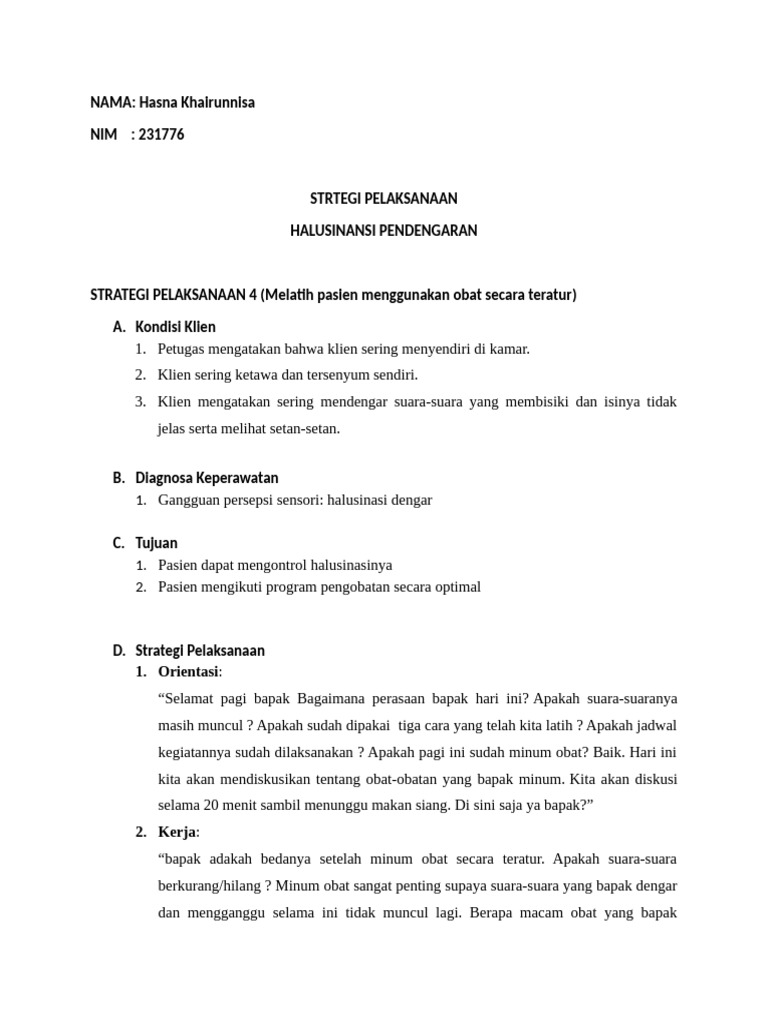 SP 4 HALU Pendengar | PDF