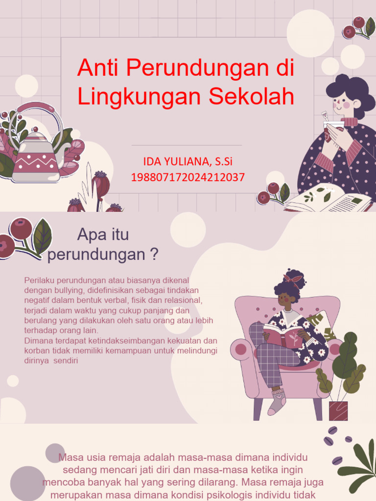 Cegah Perundungan di Sekolah: Panduan dan Solusi | PDF