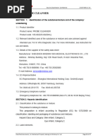 Millionate MR-200 Safety Data Sheet | PDF | Toxicity | Dangerous Goods