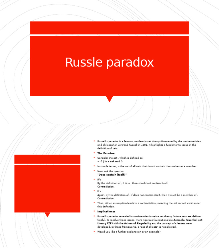 Russle Paradox | PDF