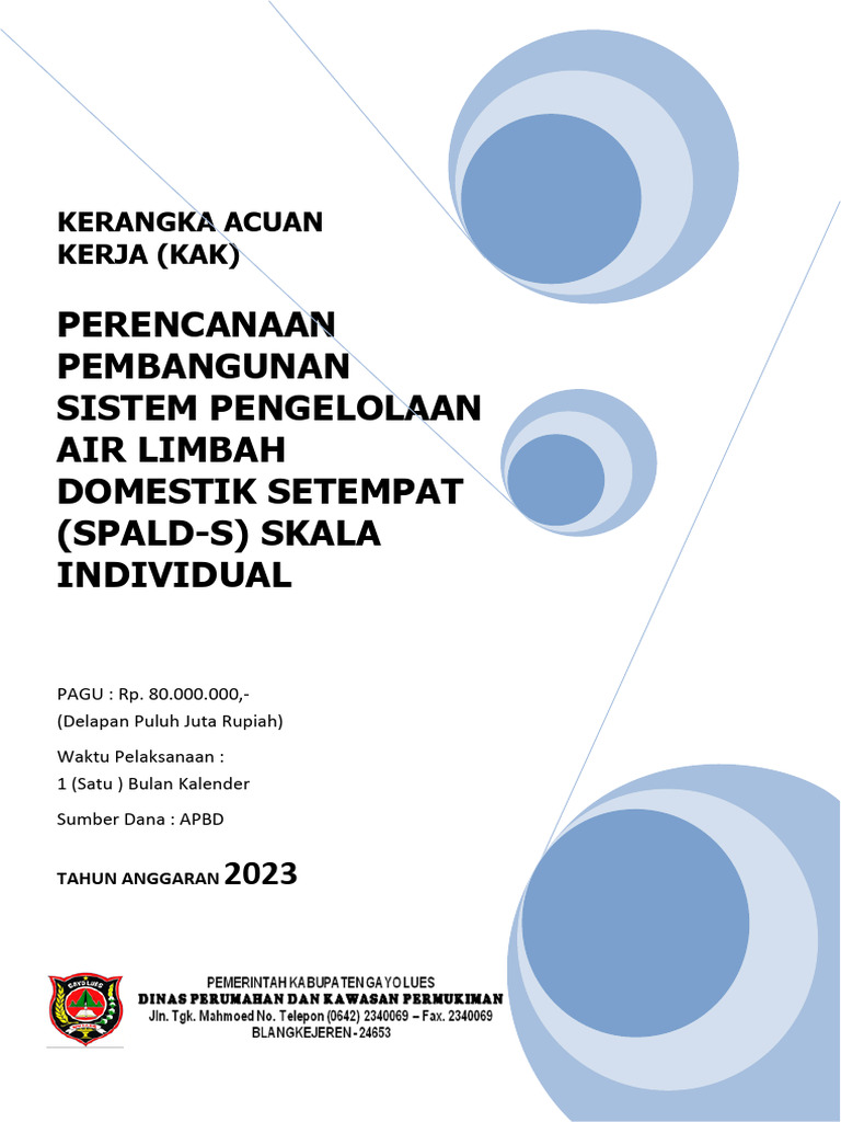 Perencanaan SPALD-S Skala Individual | PDF