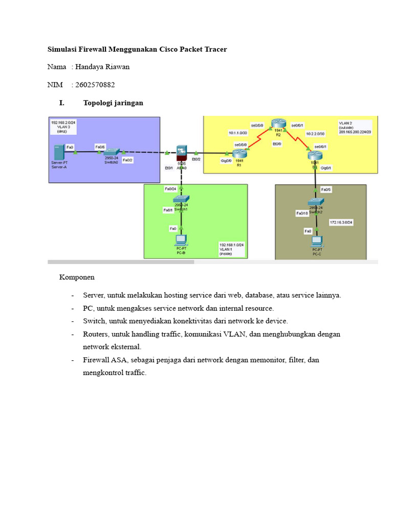 Simulasi Firewall Menggunakan Cisco Packet Tracer - Handaya Riawan ...