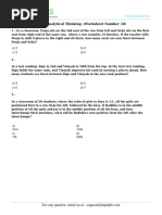 Logiqids Analytical Thinking Worksheets | PDF