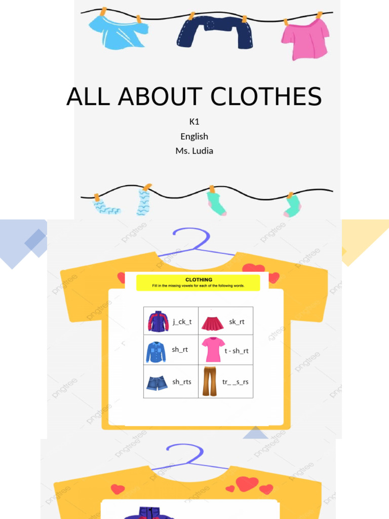 All About Clothes | PDF
