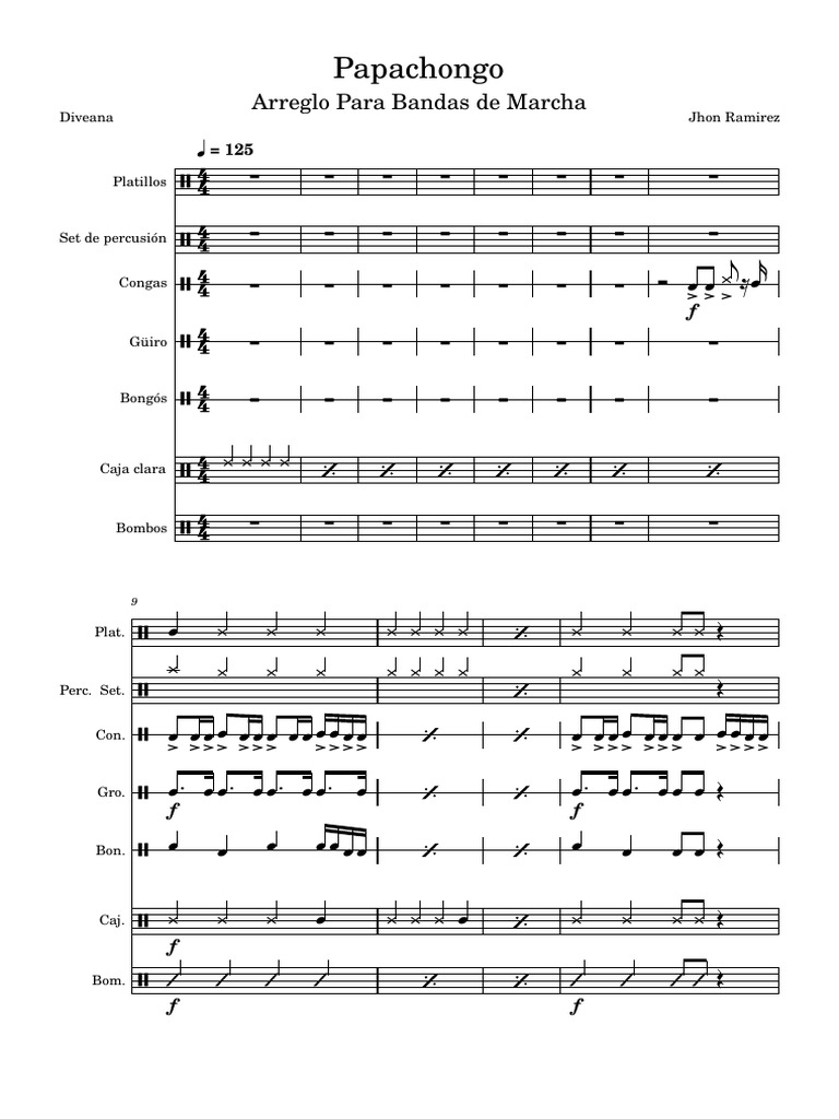 Papachongo - PDF Percusion | PDF