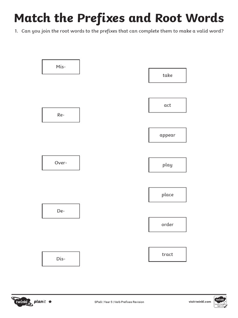 T2-E-1955-Match-the-Prefixes-and-Root-Words-Differentiated-Worksheet ...