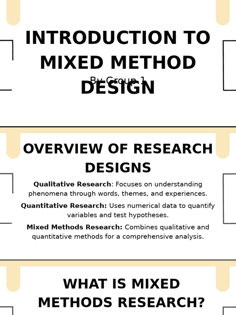 Understanding Mixed Methods Research | PDF | Quantitative Research | Qualitative Research