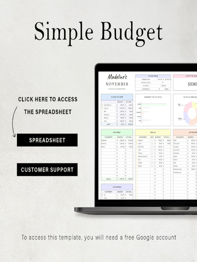 Simple Budget Download | PDF