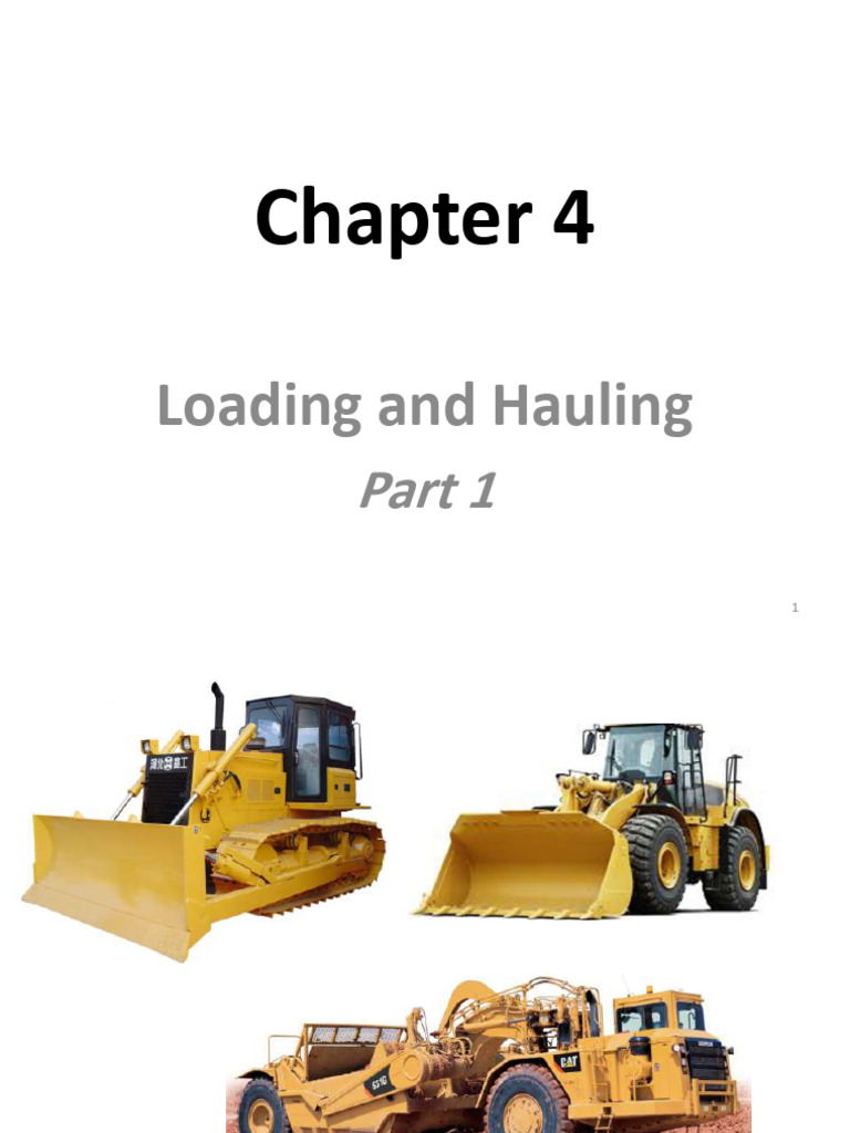 4.ce417 Note Ch4 Part 1 | PDF | Tractor | Weight
