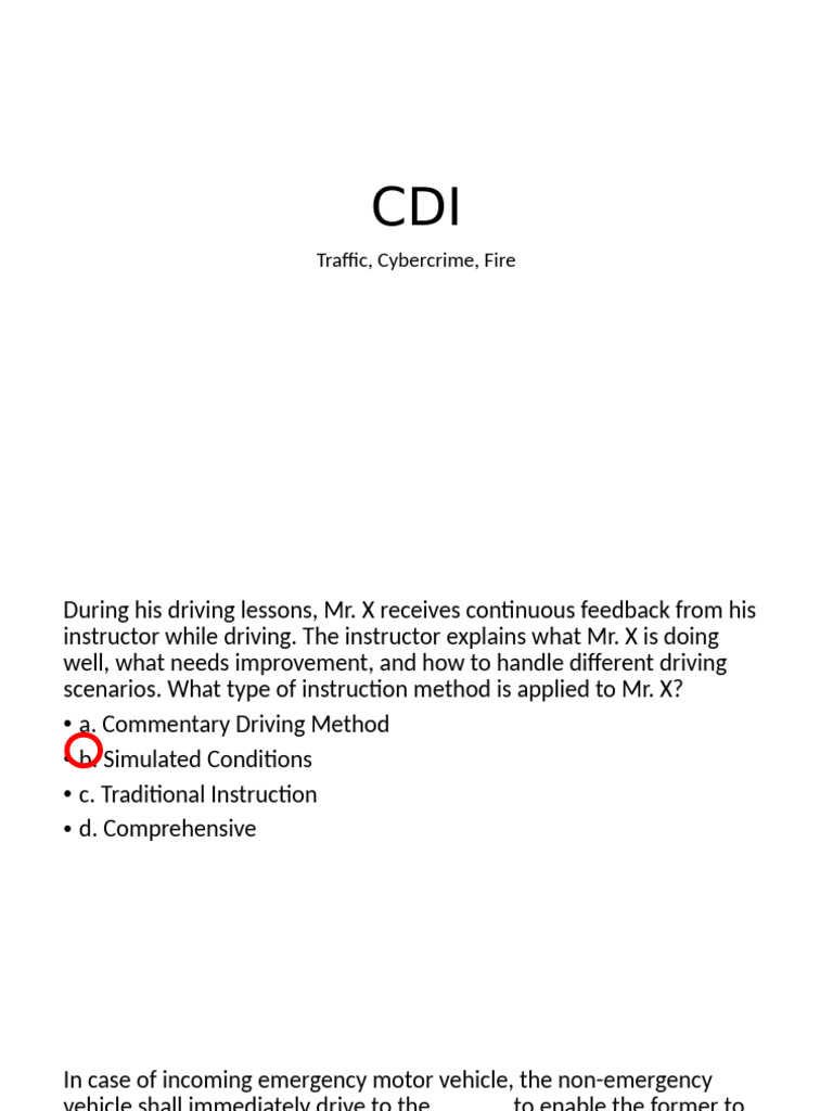 CDI Ratio Traffic Cyber Fire | PDF | Fires | Traffic