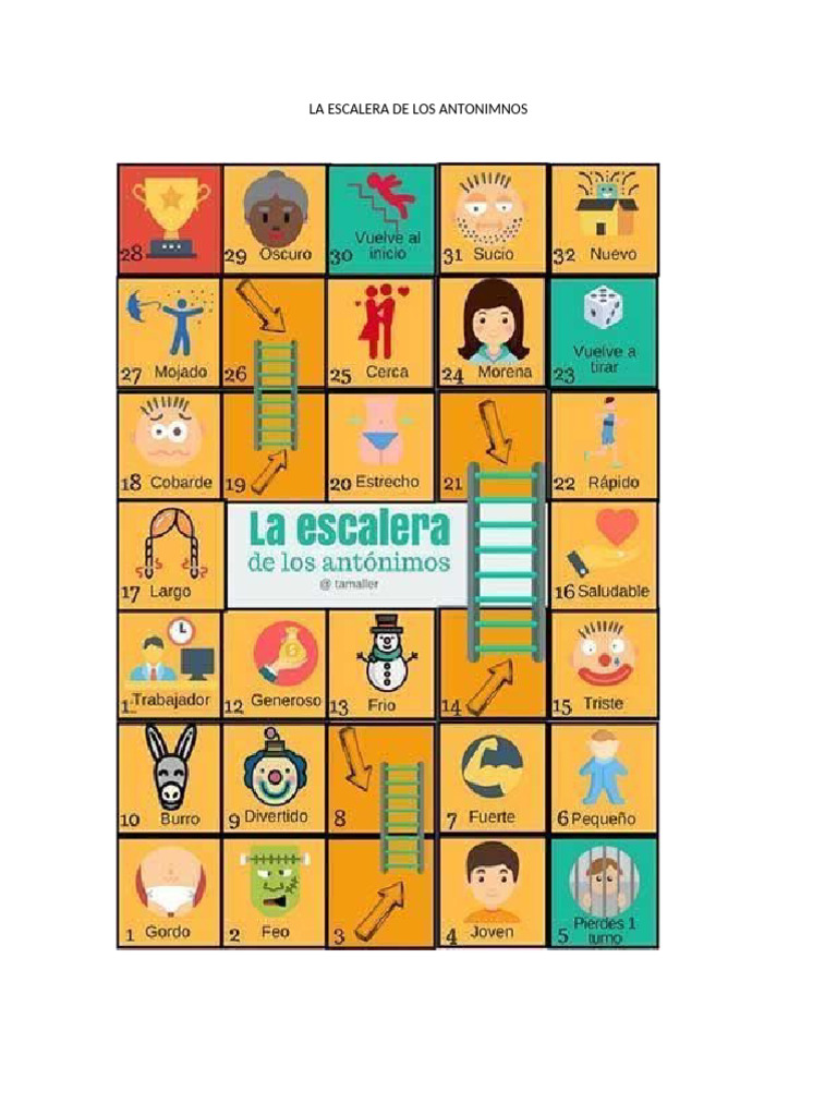 ACTIVIDADES SINONIMOS Y ANTONIMOS. (3) | PDF