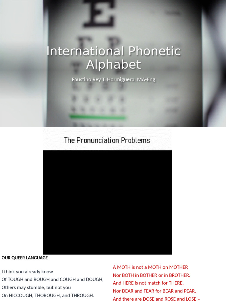Understanding the International Phonetic Alphabet | PDF | English ...