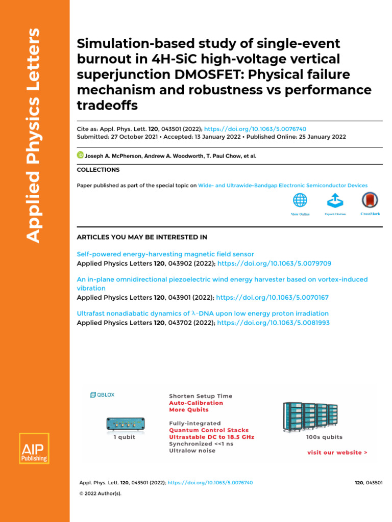 3 - 2022 - Simulation-Based Study of Single-Event Burnout in 4H-SiC High-Voltage Vertical ...