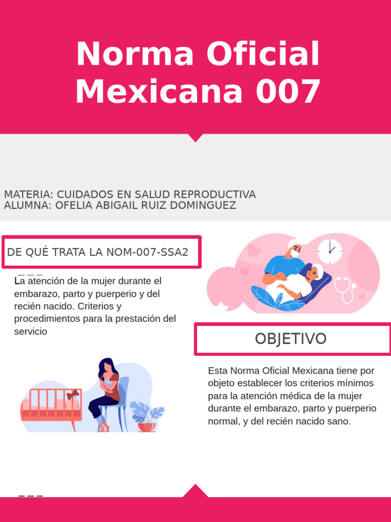 Norma Oficial Mexicana 007 | PDF | Politica social | Mujer