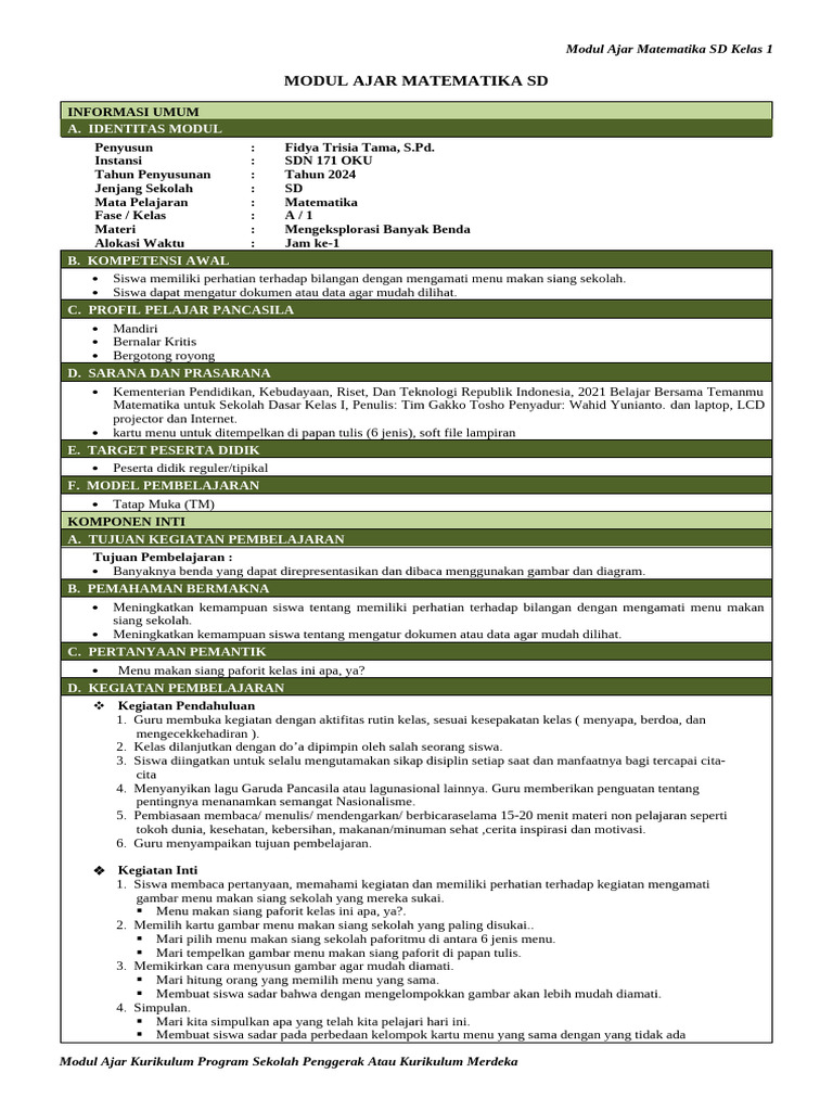 MA Matematika K1 BAB 9 | PDF