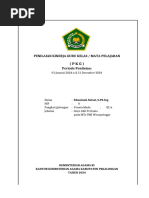 Format PKG 2024 Guru Kelas-Mapel | PDF