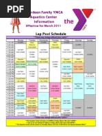 Abbey Stadium Swimming Timetable | PDF