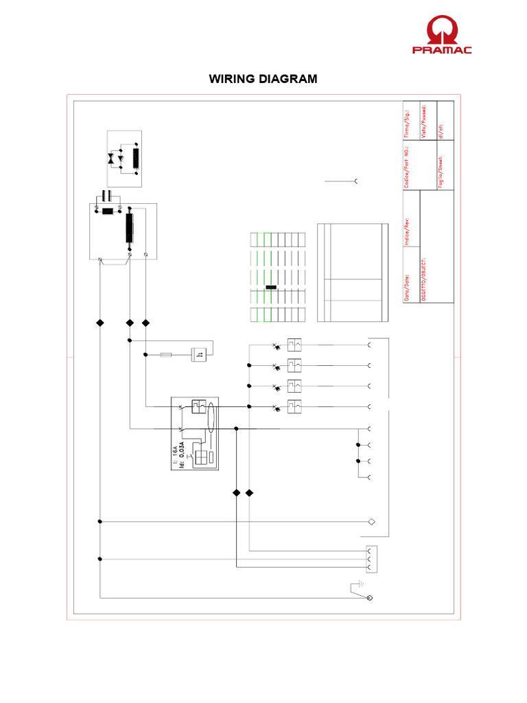 STF-000317 Rev.00 LSW5Y-L PRAMAC Yanmar 2TNV Wiring Diagram | PDF | Electrical Equipment | Machines