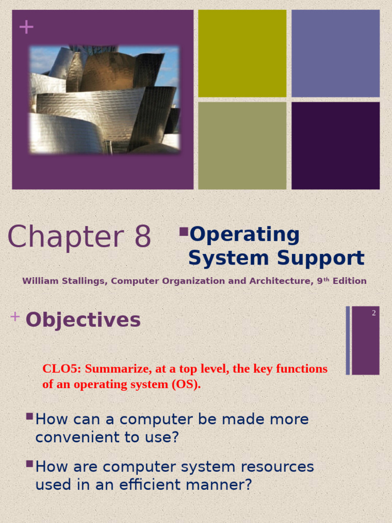Slot09 CH08 OperatingSystemSupport 43 Slides | PDF | Scheduling (Computing) | Operating System