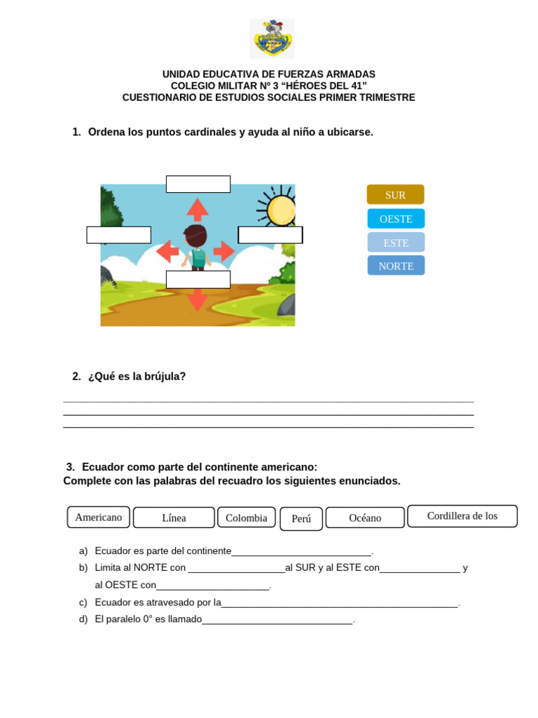 Cuestionario de Eess 1T | PDF | Mapa | Cartografía