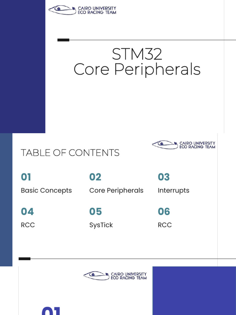 STM32 Core Peripherals Overview | PDF | Microcontroller | Digital ...