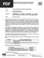 Government Workers' SALN Guide | PDF | Mergers And Acquisitions | Insurance