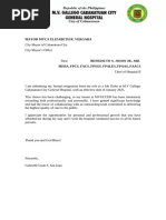 Resignation Letter - Sample For LGU Employees | PDF