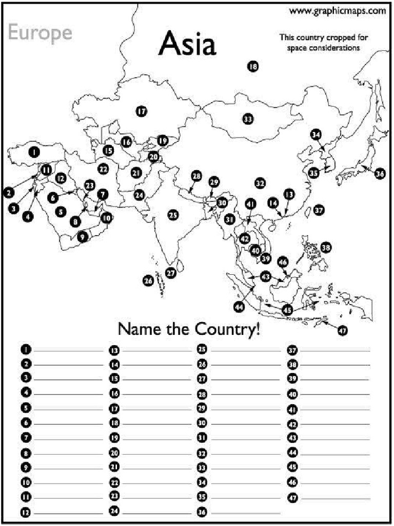 Asia Geography | PDF