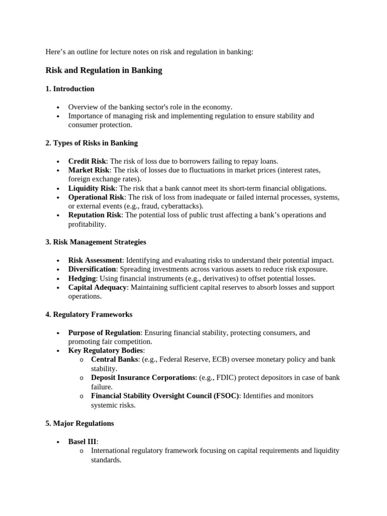 Risk Management in Banking Overview | PDF | Financial Risk | Banks
