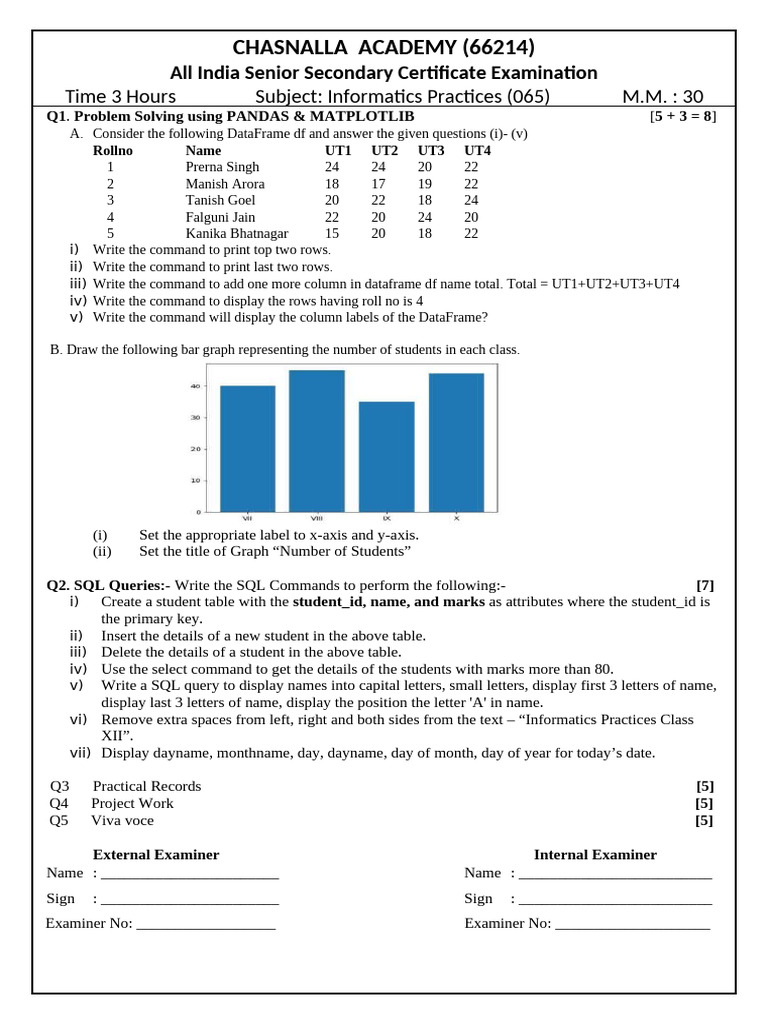 IP-065-PRACTICALS 2025-With Answer | PDF | Information Retrieval | Sql