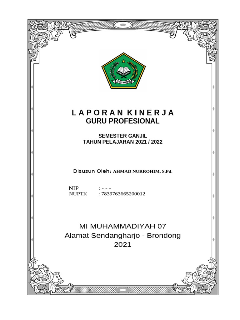 Templat LapKIN GENp 2020 | PDF