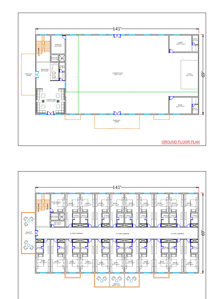 Hotel Lalitpur- Floor Plans A4 | PDF