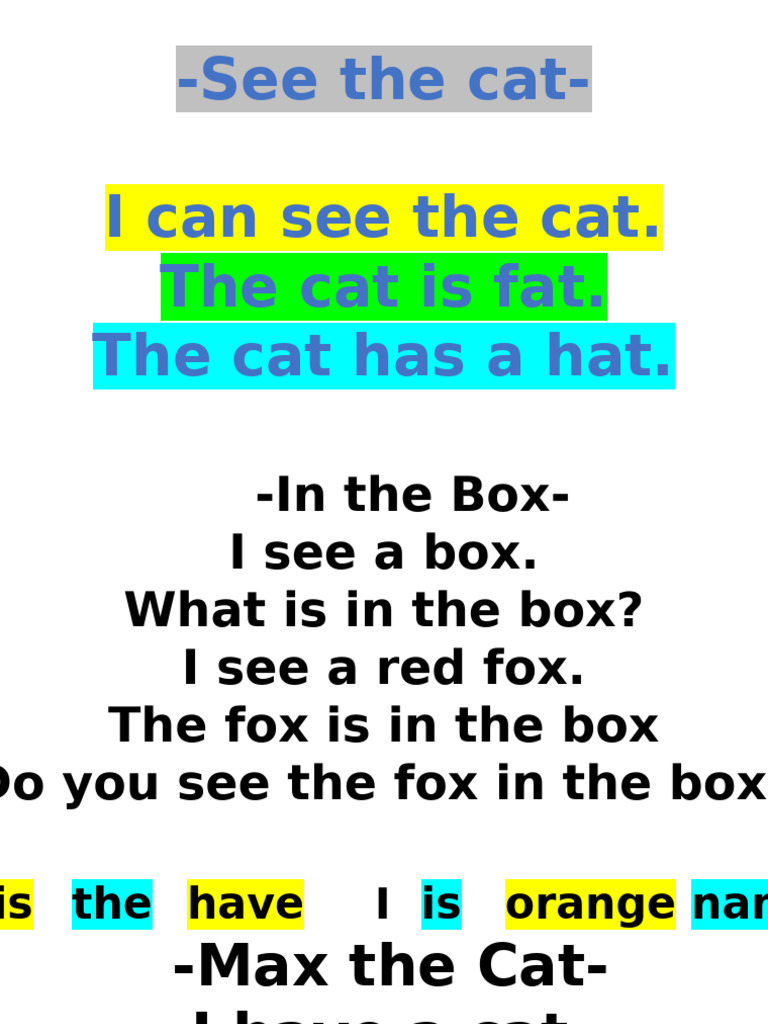 Fun Stories About Cats and Animals | PDF