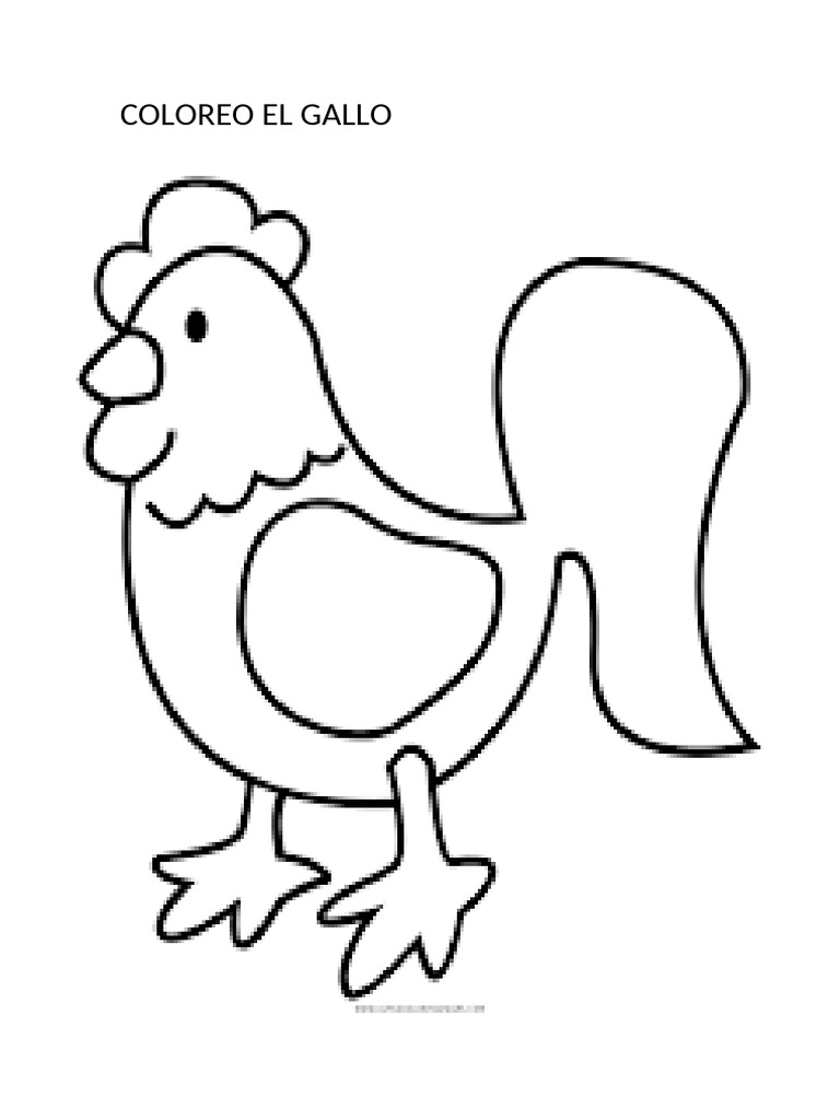 Coloreo El Gallo | PDF