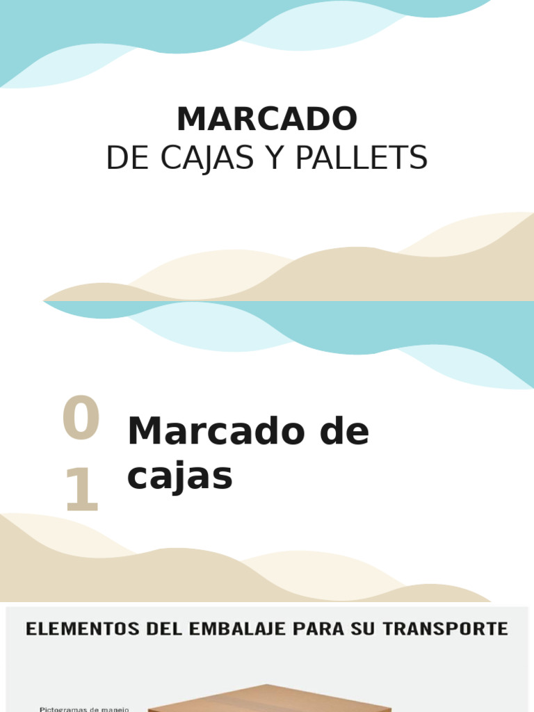 Marcado de Cajas y Pallets | PDF | Seguridad alimenticia