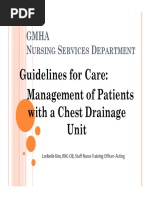 Adult Chest Tube Dressing Change Guide | PDF