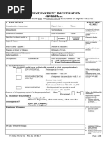 Incident Report Form - Annexure 1 | PDF | Diseases And Disorders ...