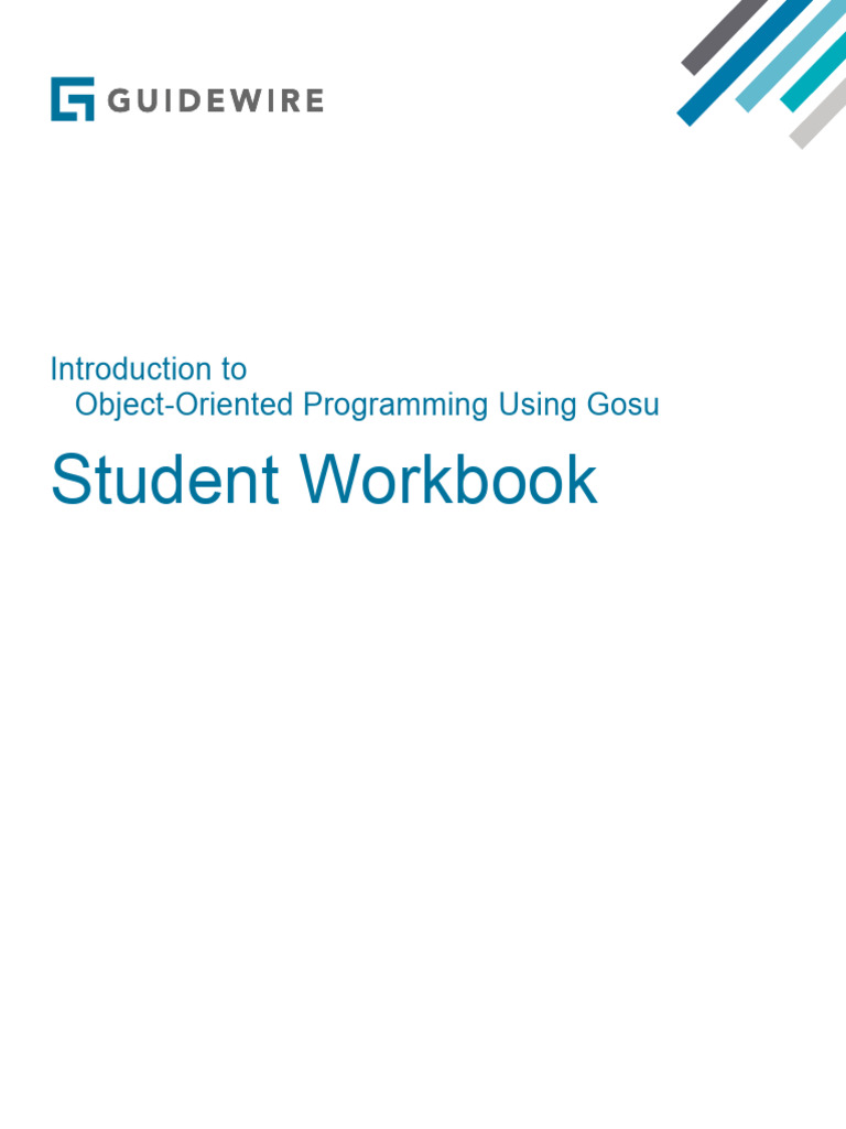 IOOP Student Workbook (1) | PDF | Class (Computer Programming) | Object Oriented Programming