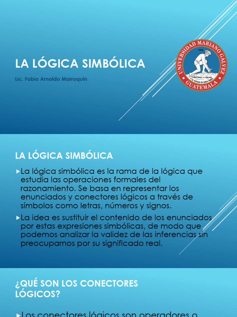 Lógica Simbólica | PDF