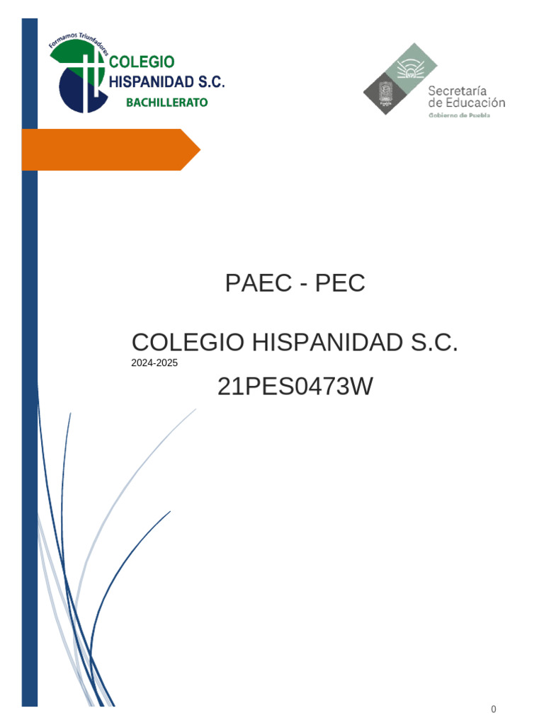 paec y pec 24-25 sec. modificado | PDF | Aprendizaje | Residuos