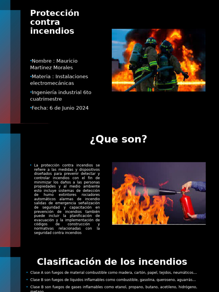 Protección Contra Incendios | PDF | Combustibles | Hidrocarburos