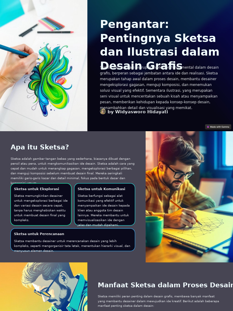 Pengantar-Pentingnya-Sketsa-dan-Ilustrasi-dalam-Desain-Grafis | PDF