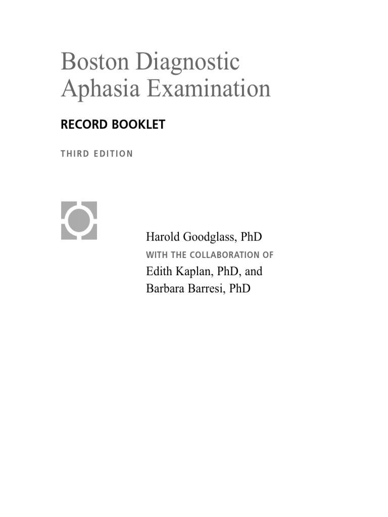 Bdae Rec. Booklet | PDF | Verb | Speech