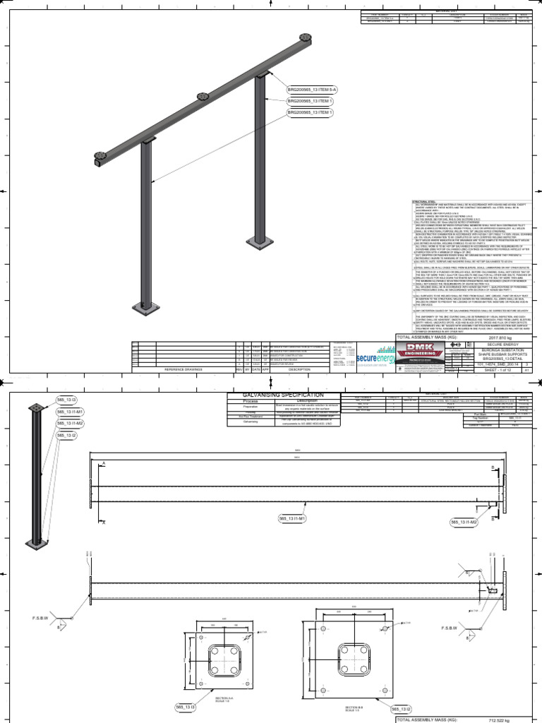 BRG200565 - 13 ITEM 5-A: A1 Reference Drawings APP Date BY REV Description | PDF | Corrosion ...