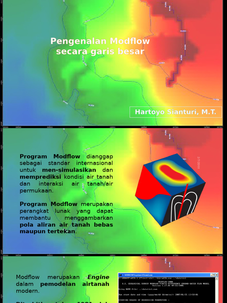 1 - Pengenalan Modflow Secara Umum | PDF