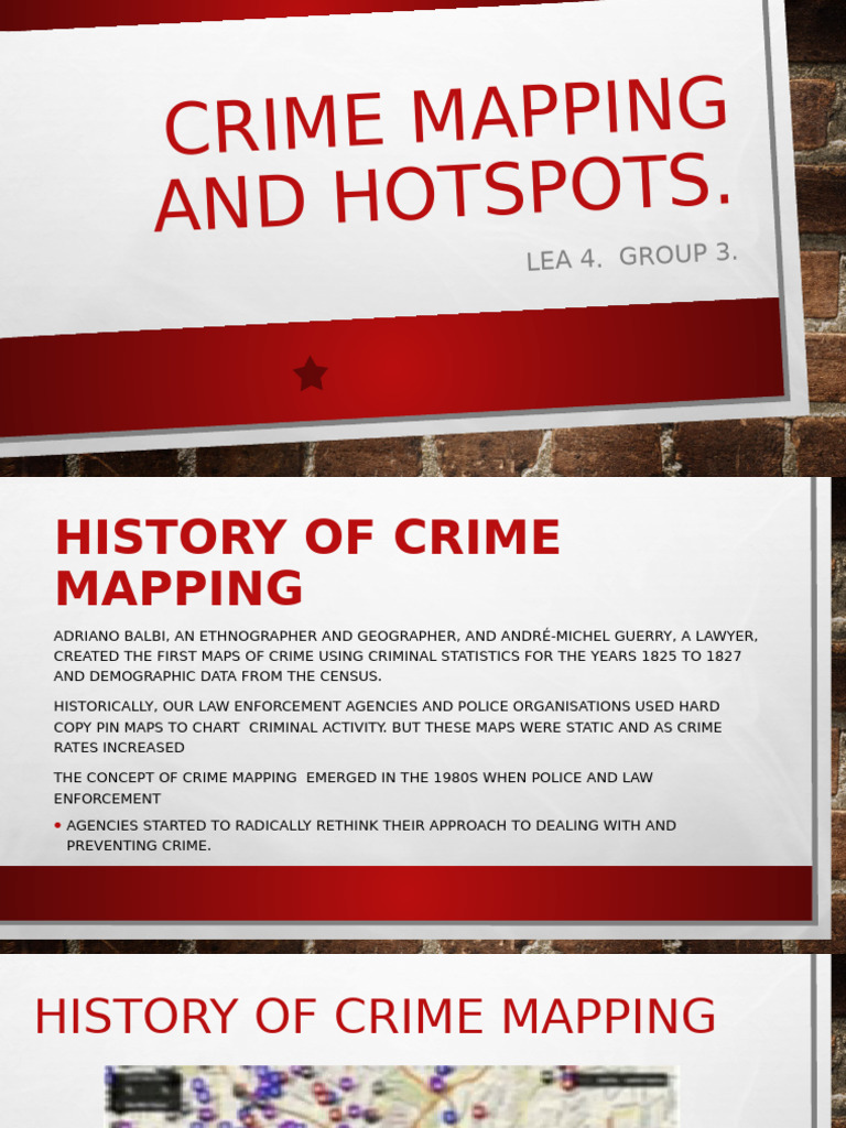 History and Impact of Crime Mapping | PDF | Geographic Information ...