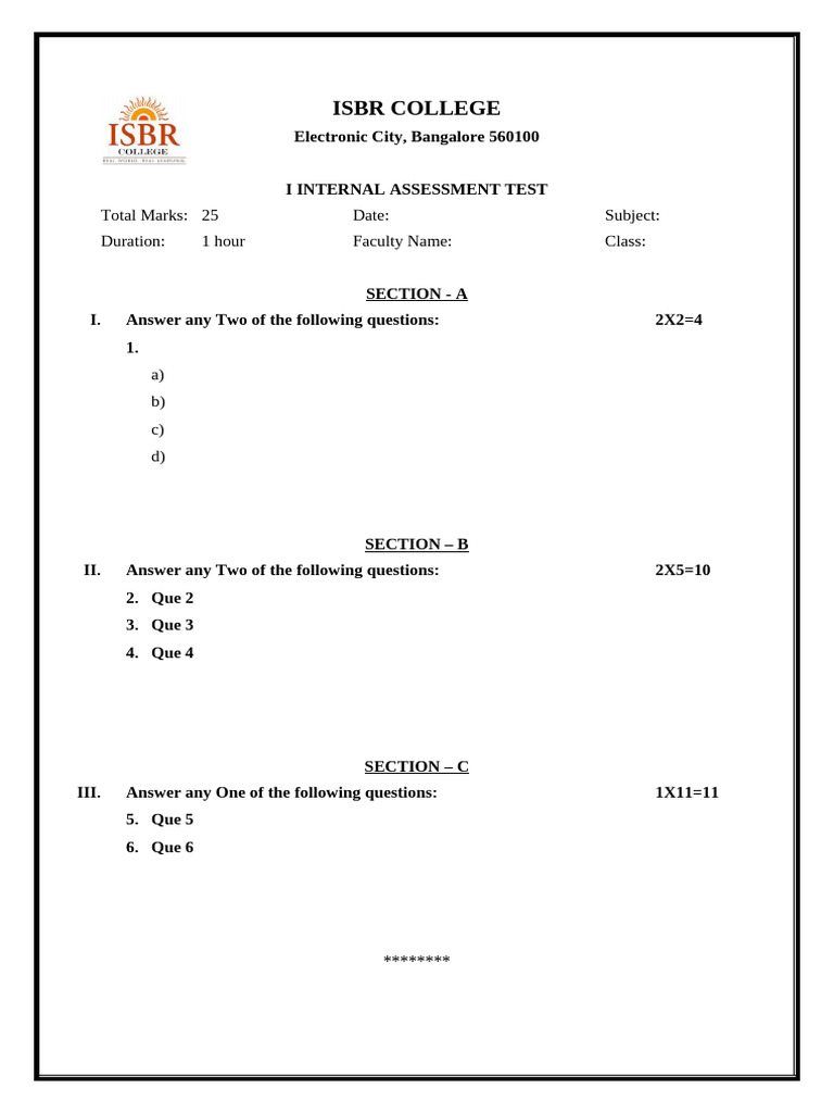 NEP IA qp pattern | PDF