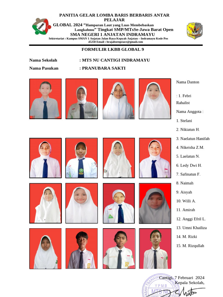 Formulis Mts Nu Cantigi Global 9 | PDF